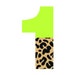 Leopard Pattern Half Leopard Numbers SVG, Leopard Cheetah Half Print ...