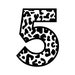 Leopard Numbers SVG, Leopard Print SVG, Monogram Print Numbers, 0-9 ...
