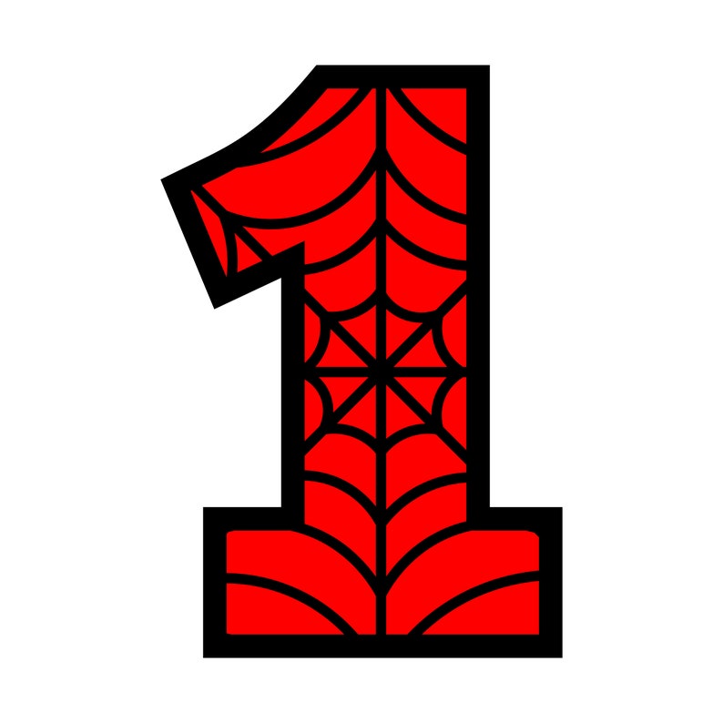 Spiderweb Number Svg Spider Number 0-9 Svg Number Svg - Etsy