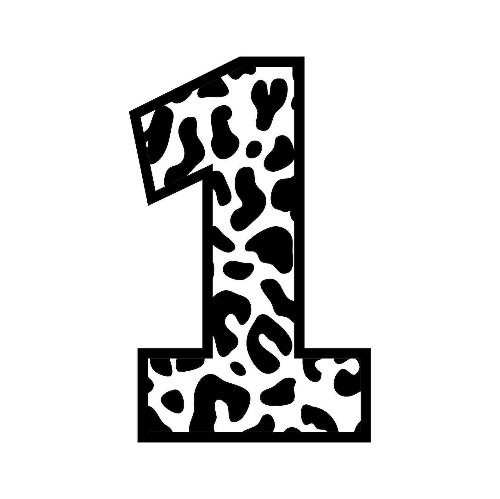 Leopard Numbers SVG Leopard Print SVG Monogram Print - Etsy UK