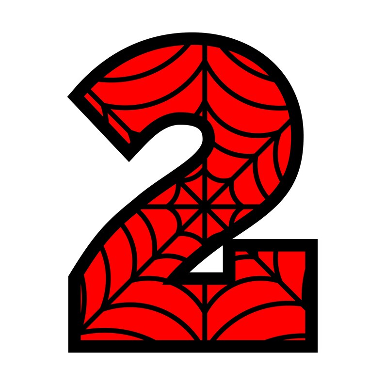 Spiderweb Number Svg Spider Number 0-9 Svg Number Svg - Etsy