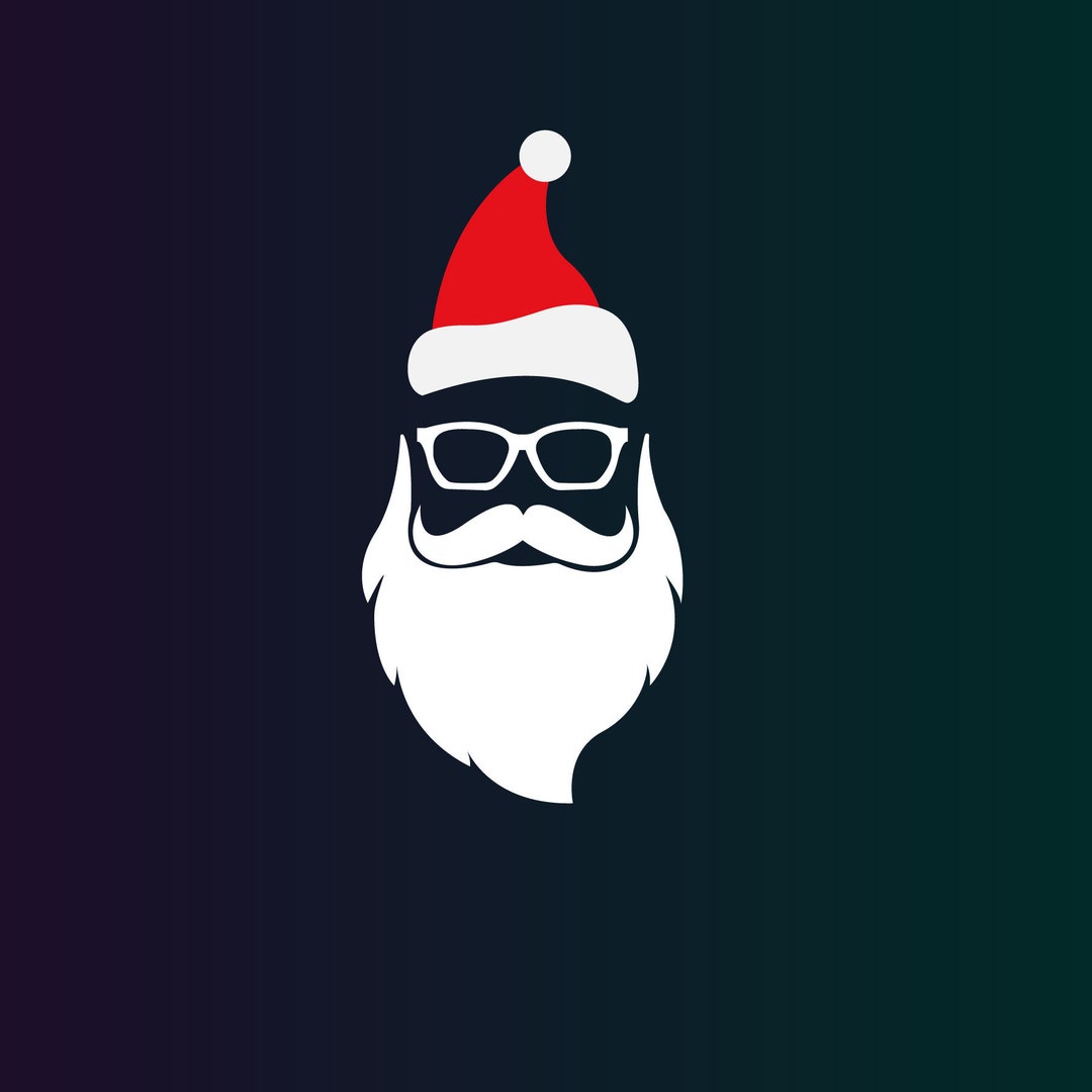 Santa Svg, Santa Head Svg, Santa With Hat, Christmas Svg, Santa Svg ...
