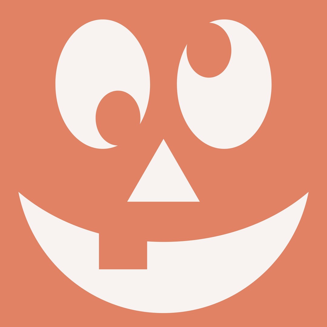 GOOFY FACE Jack O Lantern Pumpkin Carving Stencils for Halloween and ...