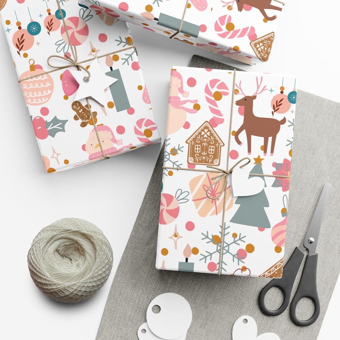 Cute Christmas for Girls, Teens, Kids, Pink Christmas, Festive Holiday ...