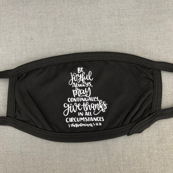 Bible Verse Face Mask - Etsy