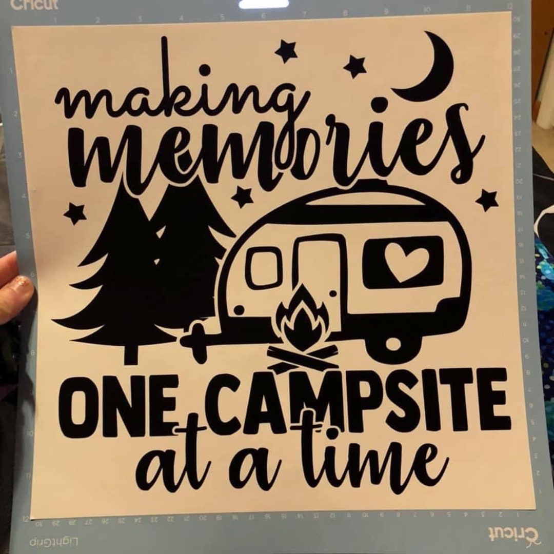 Camping Bucket Decal - Etsy