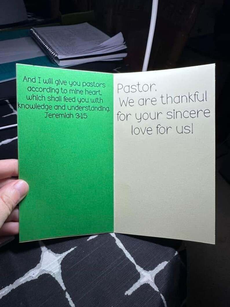 Pastor Appreciation Card - Etsy