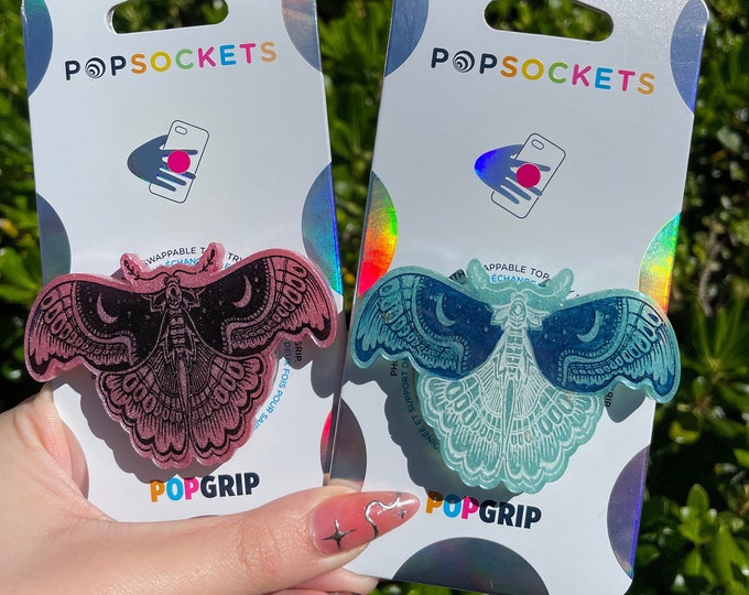 Lunar Moth Popsocket™, Moth Popsocket, Lunar Moth Phone Grip, Moth ...