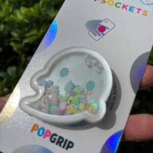 Ghost Shaker Popsocket™, Pastel Ghost Shaker Popgrip™, Swappable ...