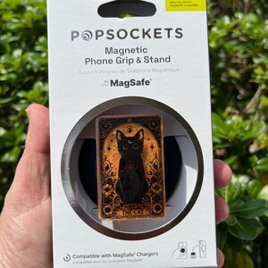Black Cat Tarot Card Swappable Popsocket™, Halloween Phone Grip - Etsy
