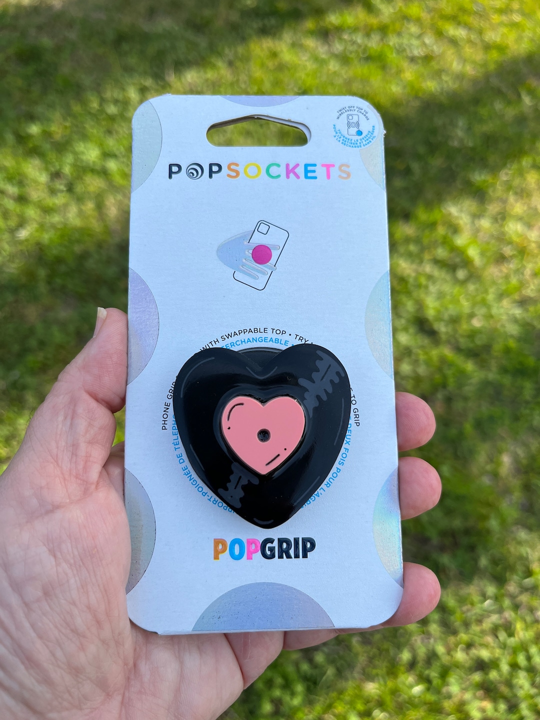 Heart Vinyl Record Popsocket™: Retro Music Lover Phone Grip - Etsy