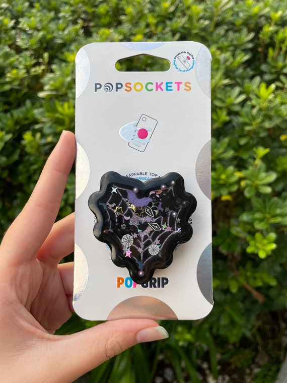 Webbed Heart Shaker Popsocket™ Spider Web Shaker Popgrip™ - Etsy