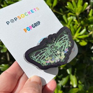 Moth Shaker Popsocket™ Moth Popgrip™ Witchy Shaker - Etsy