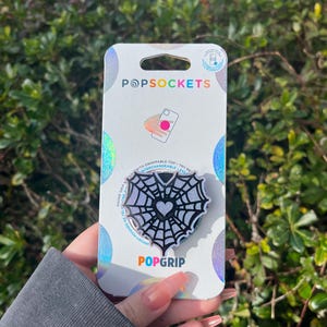 Acrylic Web Heart Popsocket™, Hot Pink Web Heart Popgrip™, Purple ...