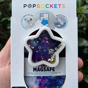 Star Shaker Popsocket™: Galaxy Phone Grip With Gold Stars - Etsy