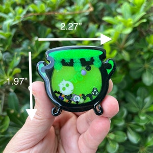 Witch Cauldron Shaker Popsocket™, Glow in the Dark Halloween Shaker ...