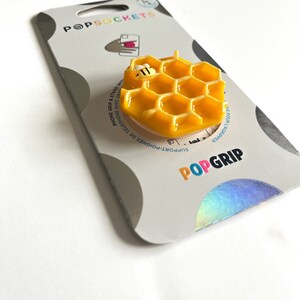 3D Honeycomb Popsocket™, Bee Popgrip™, Honeycomb Phone Holder, 3D ...