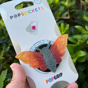 Death Moth Popsocket™, Gradient Moth Popgrip™, Witchy Popsocket, Moth ...