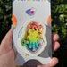 Rainbow Ghost Popsocket™ Resin Shaker Phone Grip Groovy - Etsy