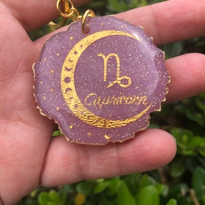 Resin Zodiac Key Ring, Zodiac Key Ring, Astrology Zodiac Signs Key Ring ...