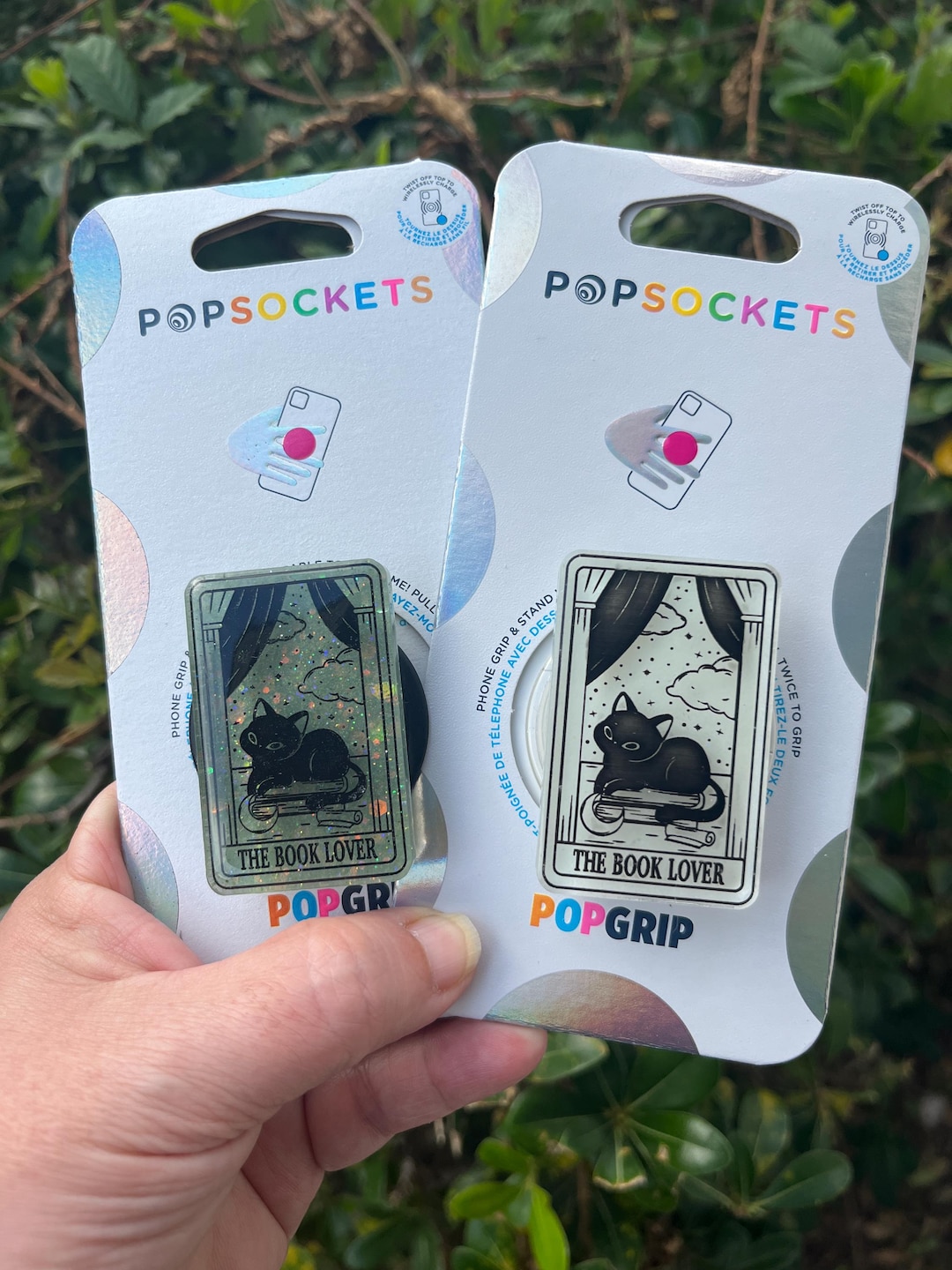 Book Lover Cat Tarot Card Popsocket™: Glow-in-the-dark Phone Grip - Etsy