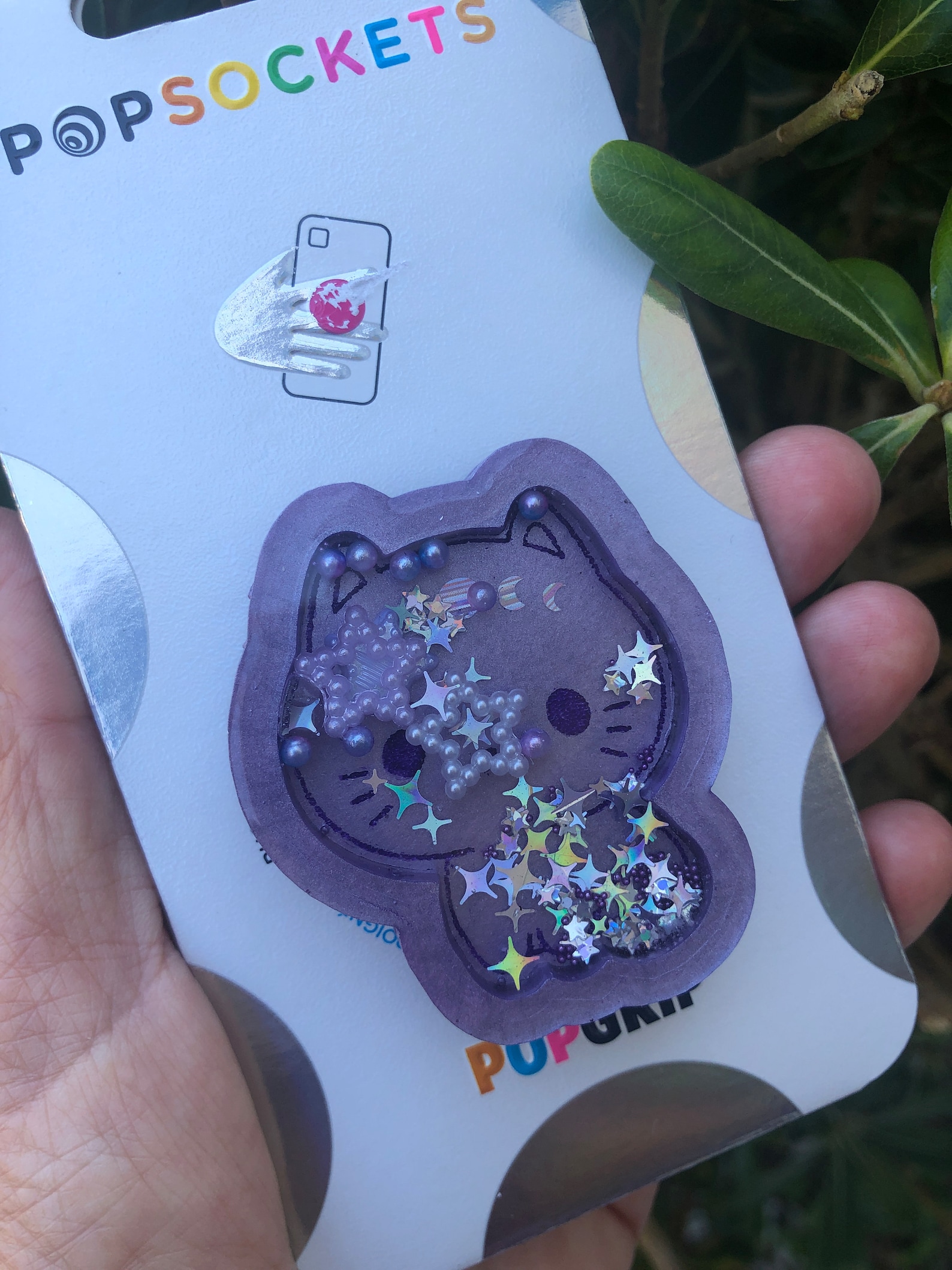 Lunar Cat Popsocket™ Shaker Cat Popsocket Magical Cat - Etsy