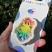 Rainbow Ghost Popsocket™ Resin Shaker Phone Grip Groovy - Etsy