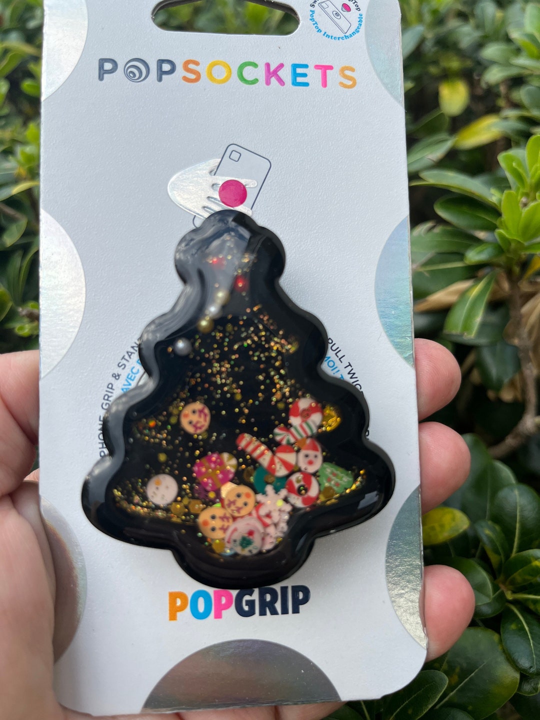 Black Christmas Popsocket™, Christmas Tree Shaker Popsocket, Witchy ...
