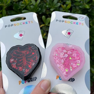 Rib Cage Heart Popsocket™, Rib Cage Shaker, Valentine Popsocket, Custom ...
