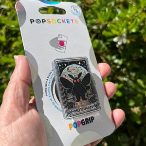 Mothman Tarot Card Popsocket, Glow in the Dark Phone Grip - Etsy