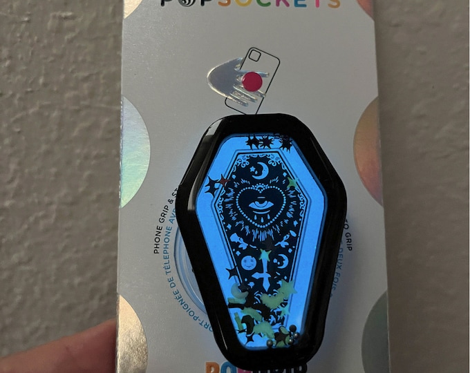 Glow in the Dark Coffin Shaker Popsocket™, Coffin Shaker Popgrip ...