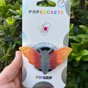 Death Moth Popsocket™, Gradient Moth Popgrip™, Witchy Popsocket, Moth ...