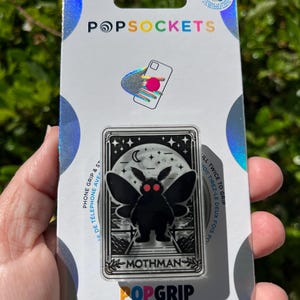 Mothman Tarot Card Popsocket, Glow in the Dark Phone Grip - Etsy