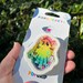 Rainbow Ghost Popsocket™ Resin Shaker Phone Grip Groovy - Etsy