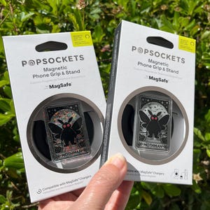 Mothman Tarot Card Popsocket, Glow in the Dark Phone Grip - Etsy