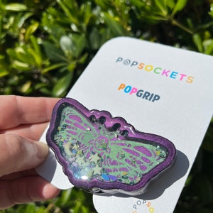 Moth Shaker Popsocket™ Moth Popgrip™ Witchy Shaker - Etsy