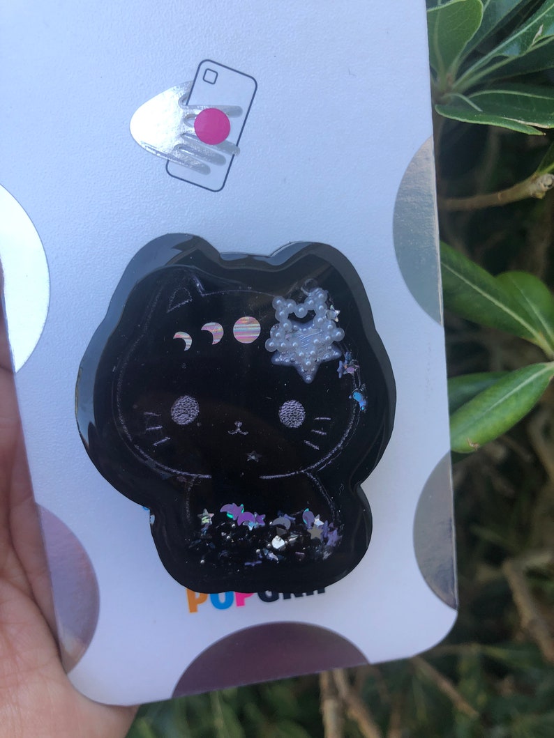 Lunar Cat Popsocket™ Shaker Cat Popsocket Magical Cat - Etsy