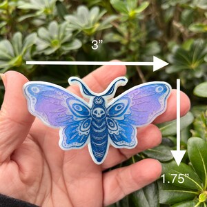 Glow in the Dark Death Moth Popsocket™, Death Moth Phone Grip, Blue ...