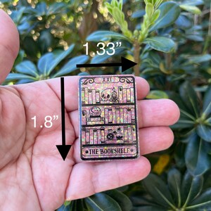 The Reader, the Bookshelf, the Book Tarot Card Popsocket, Witchy Book ...