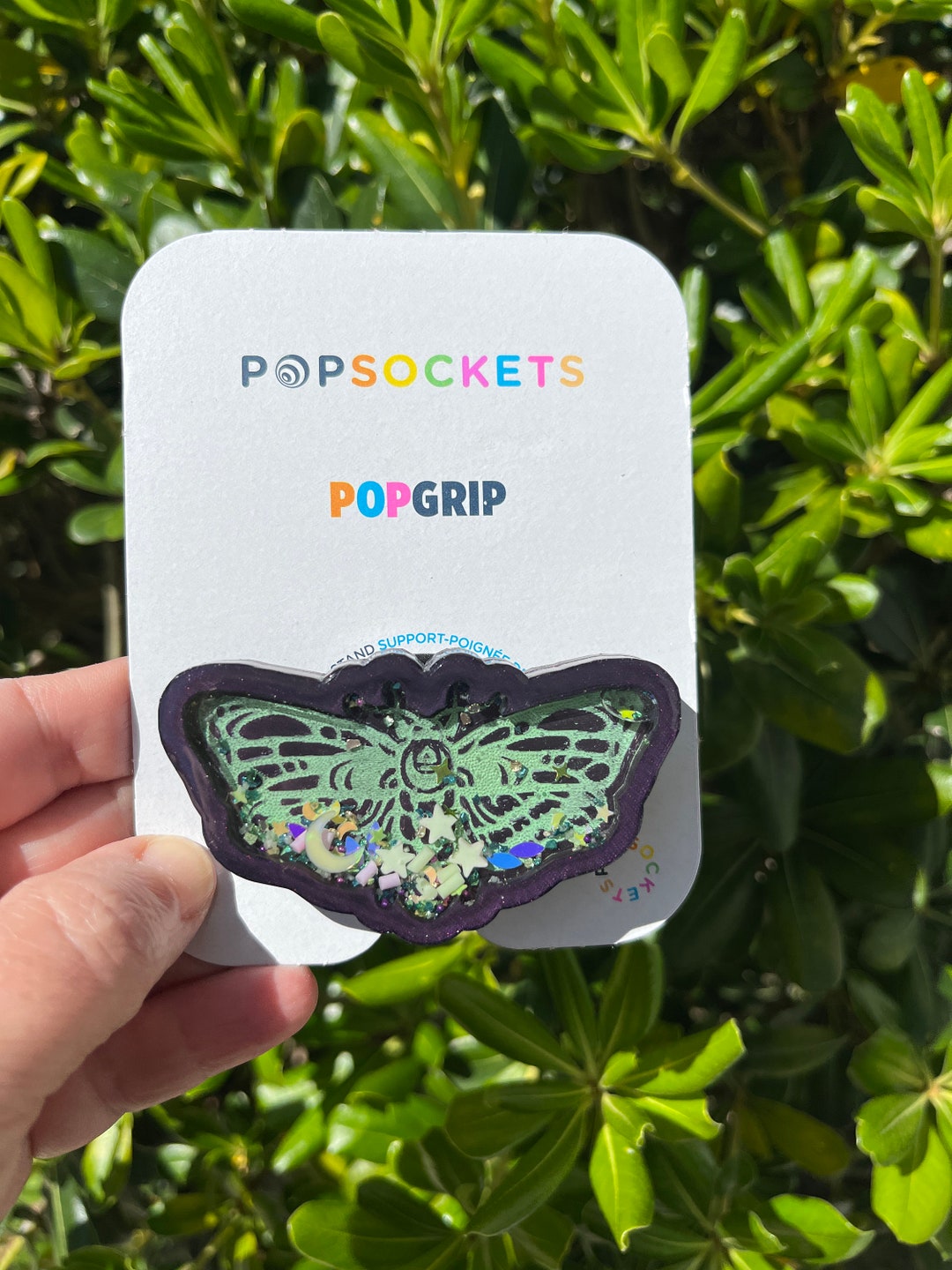 Moth Shaker Popsocket™ Moth Popgrip™ Witchy Shaker - Etsy