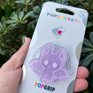 Glitter Bat Popsocket™: Hand-painted Acrylic Phone Grip - Etsy