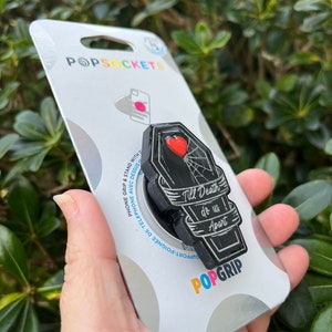 Black Coffin Popsocket™, Pink Coffin Popgrip™, Spooky Valentine Phone ...