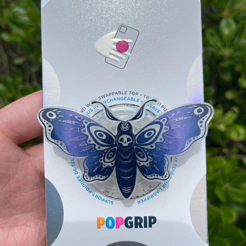 Moth Popsocket Phone Grip - Etsy