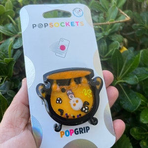 Witch Cauldron Shaker Popsocket™, Glow in the Dark Halloween Shaker ...