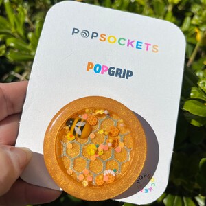 Honeycomb Shaker Popsocket™, Bee Popgrip™, Bee Shaker Popsocket ...