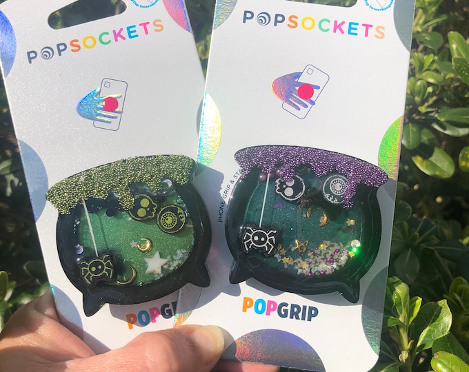 Witch Cauldron Shaker Popsocket™, Wicked Popsocket, Cauldron Popgrip ...