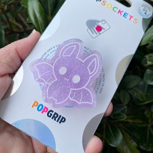 Glitter Bat Popsocket™: Hand-painted Acrylic Phone Grip - Etsy
