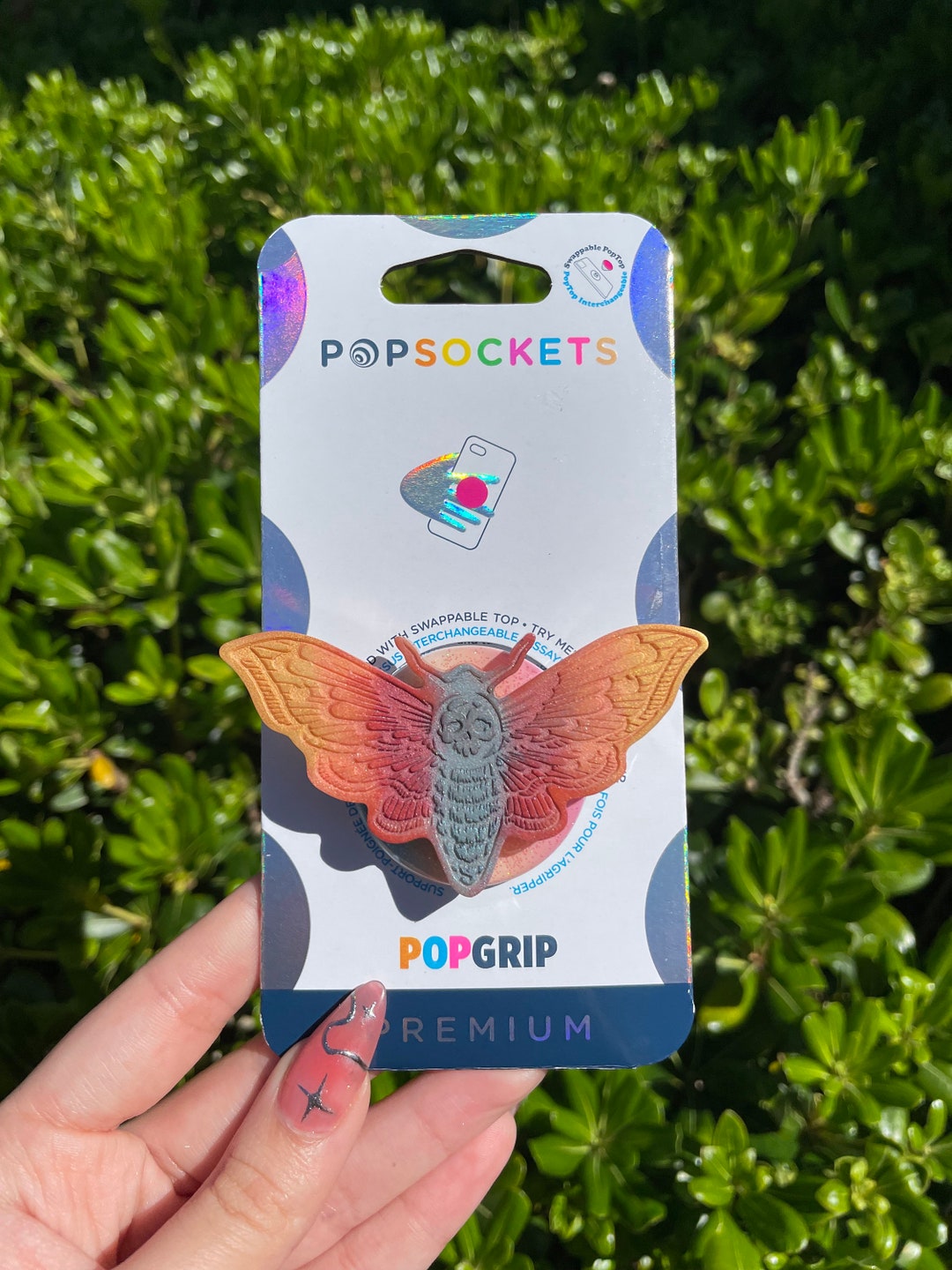 Death Moth Popsocket™ Gradient Moth Popgrip™ Witchy - Etsy