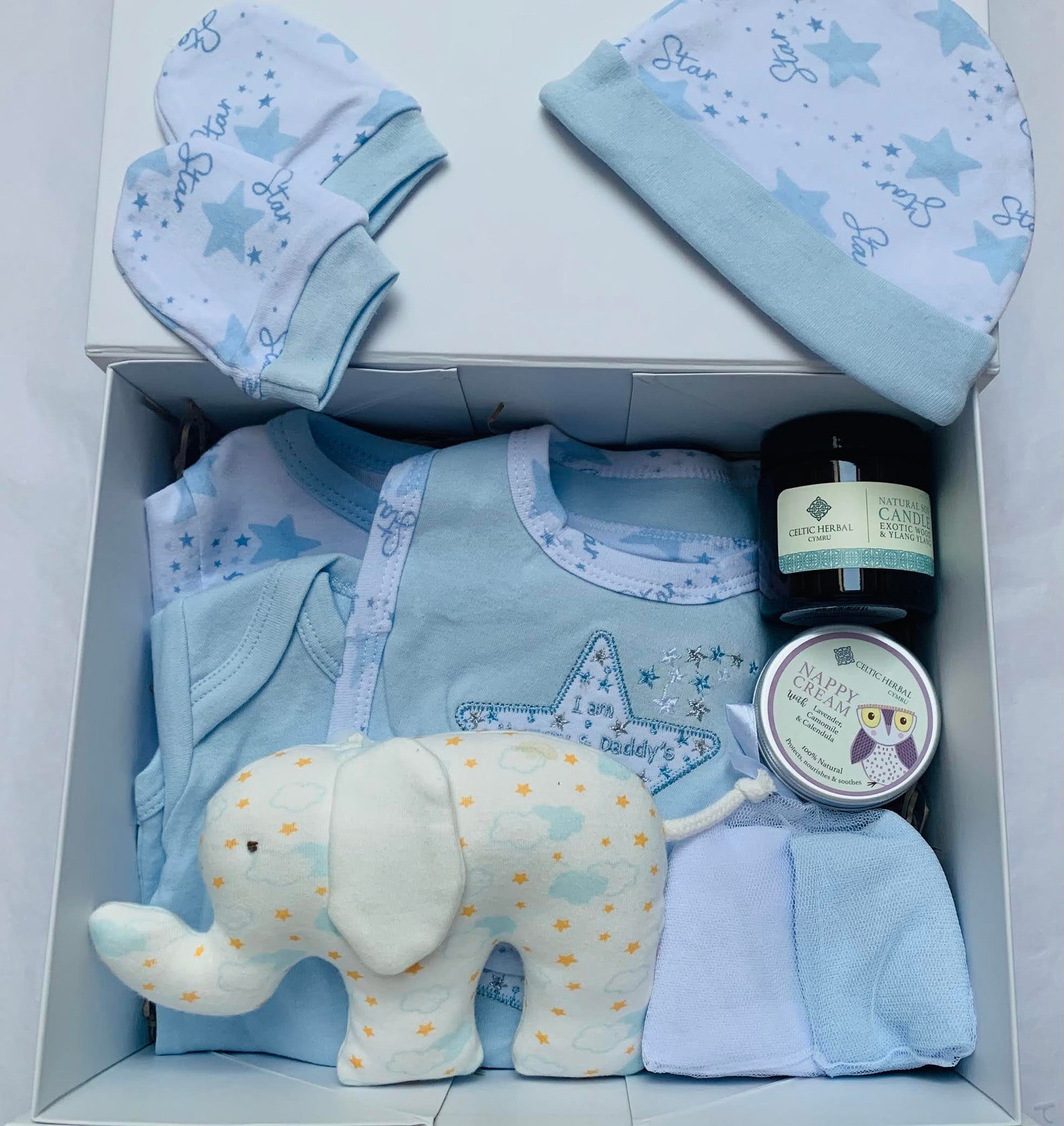 Baby Hamper Boy Baby Shower Gift Newborn Baby Basket Baby Gift Set Baby ...