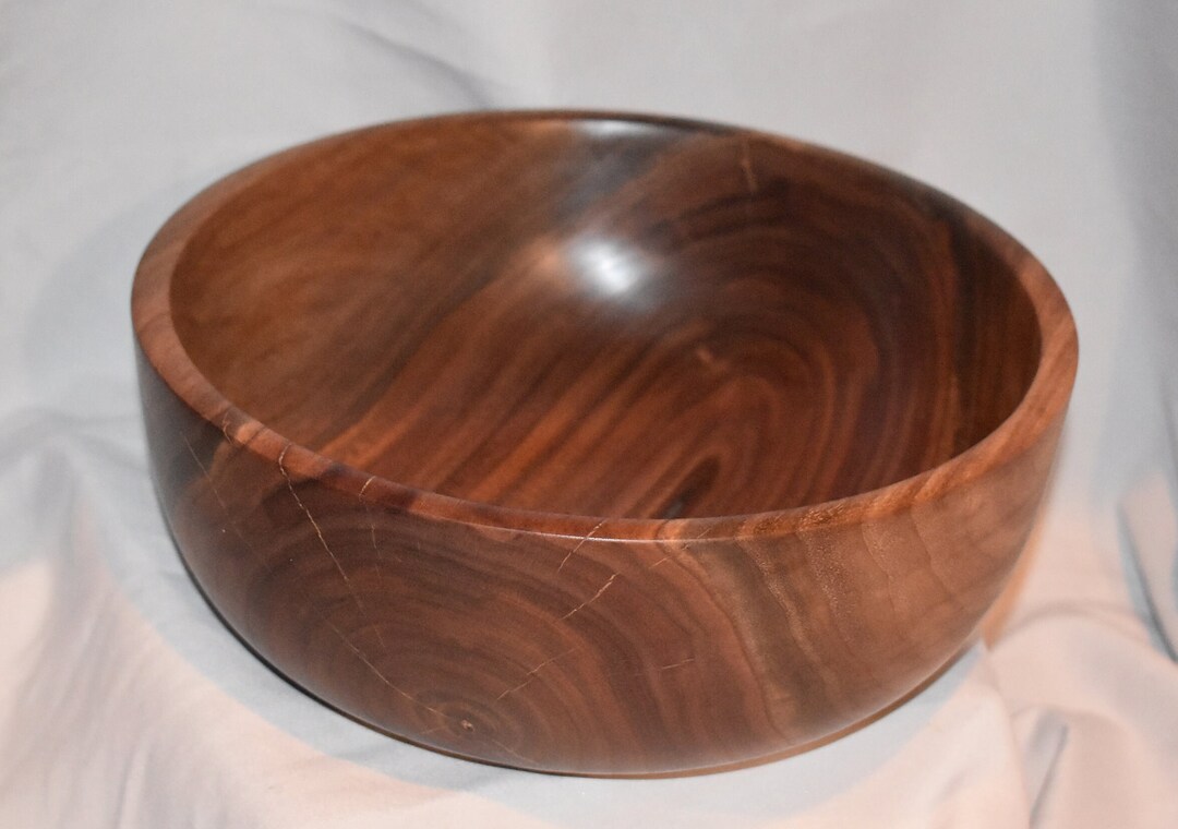 Large Black Walnut Bowl - Etsy